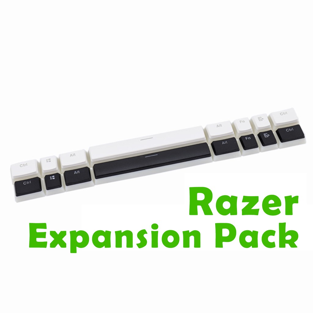 Razer PBT Pudding Keycaps supplement pack, Double-shot Mechanical ...