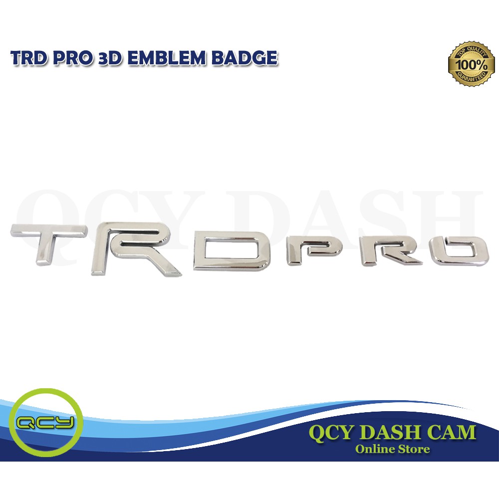 TRD PRO 3D EMBLEM BADGE - Black Badge | Shopee Malaysia