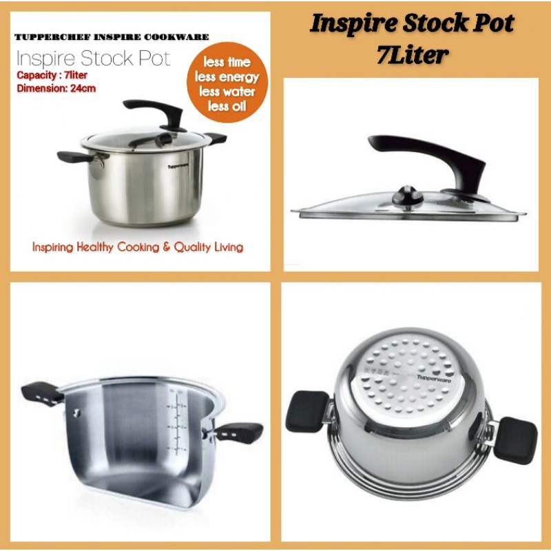 TUPPERWARE | TUPPERCHEF INSPIRE COOKWARE | TUPPERWARE INSIRE STOCK POT ...