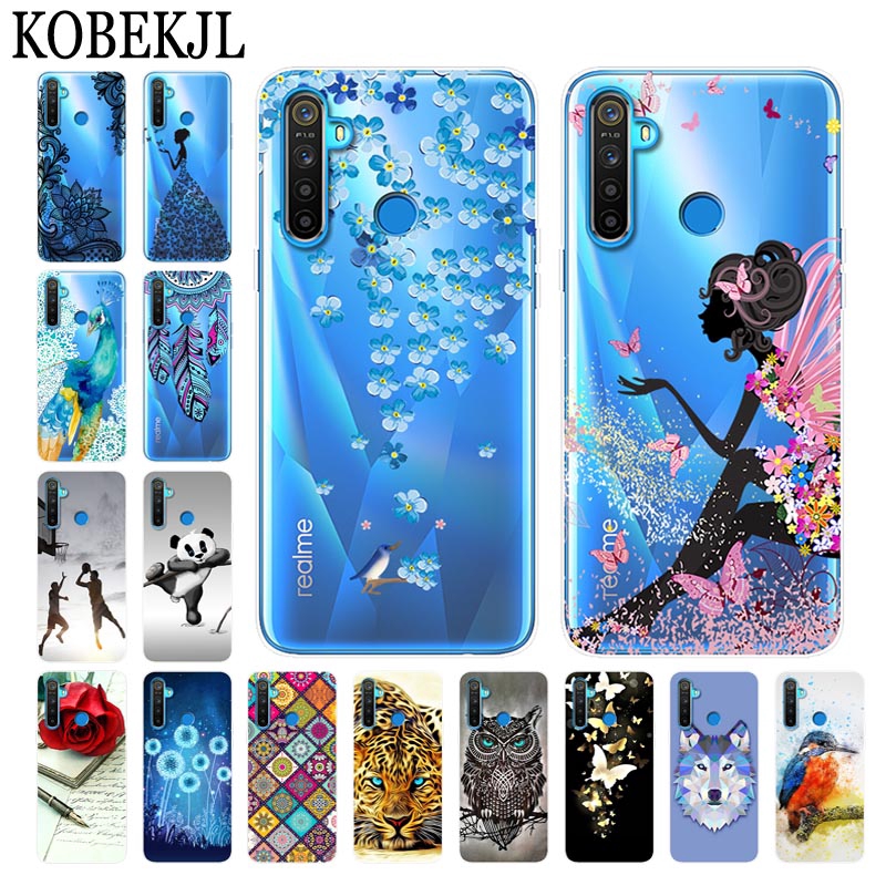 Realme 5i Case Silicone TPU Cartoon Soft Cover Phone Case OPPO Realme ...