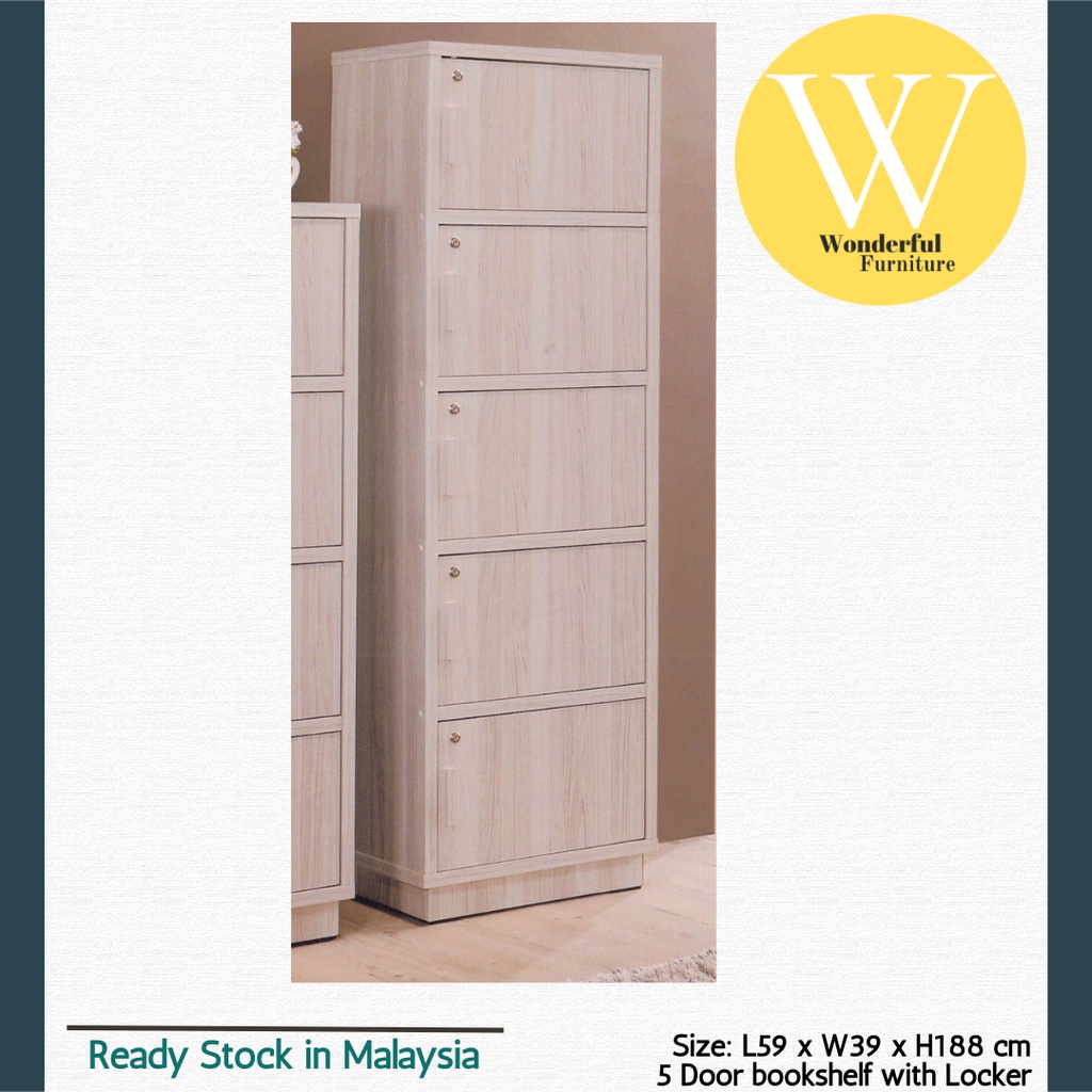 WONDERFUL Furniture CHAA 5 Tier Office File Cabinet MDF Board Almari ...