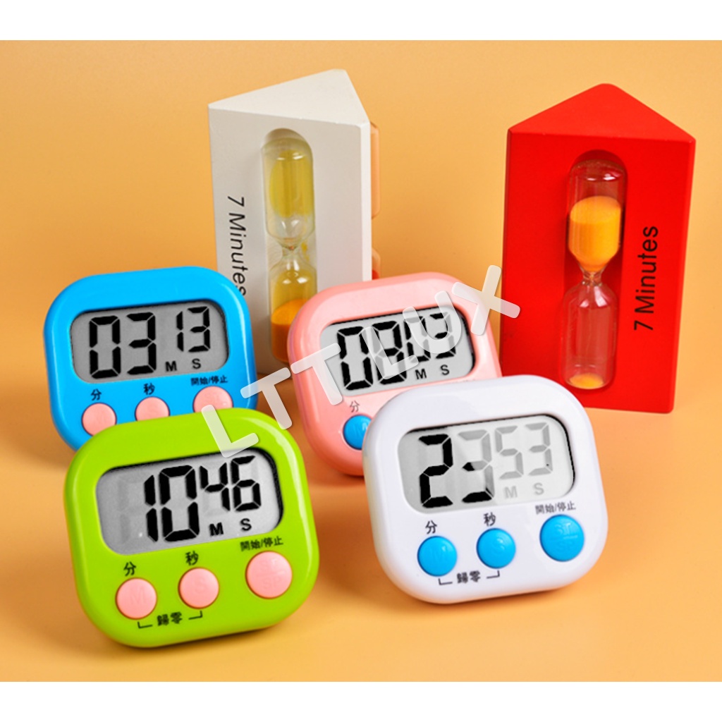 LCD Digital Kitchen Timer / Cooking / Baking / Oven Timer / Loud Alarm ...