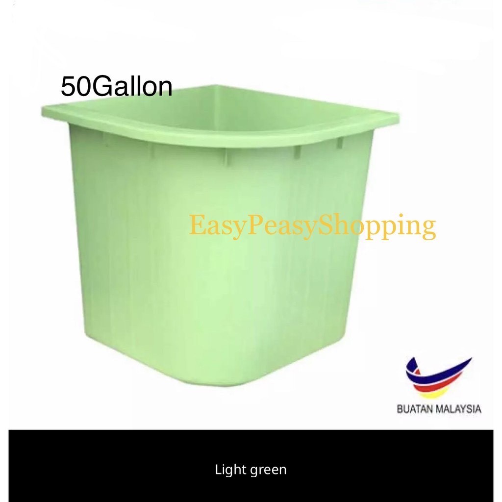 50 Gallon Water Tub Polymate Tank / Kolam Air 50 Gallon/Tong Mandi ...