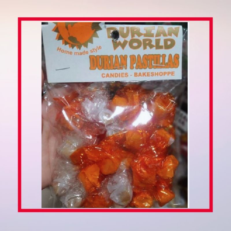 Durian Pastillas / Durian Yema (Durian World / BIG PACK) Candies Davao ...