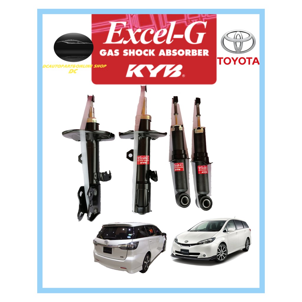 100% ORIGINAL KYB KAYABA TOYOTA WISH 1.8 2.0 ZGE20W ZGE20G ZGE22W ...