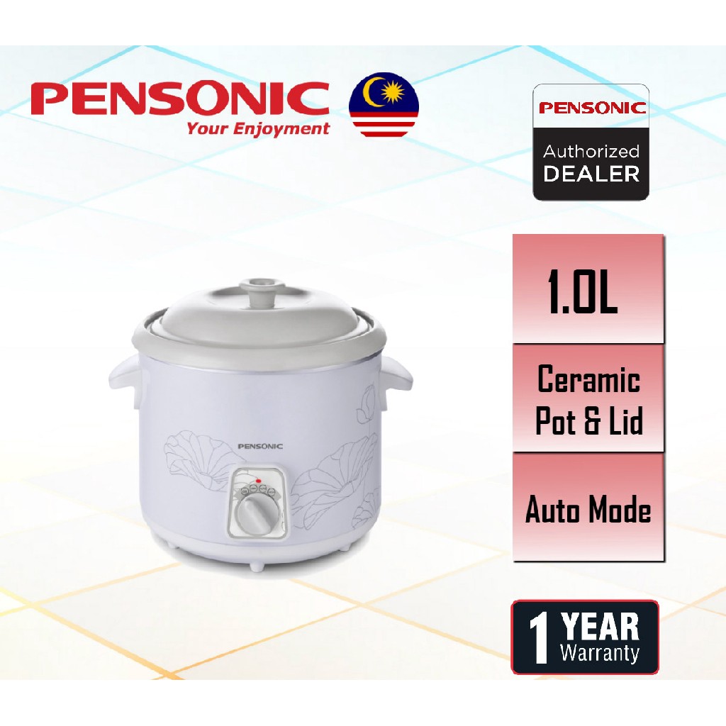 PENSONIC 1.0L Slow Cooker PSC-101 | Shopee Malaysia