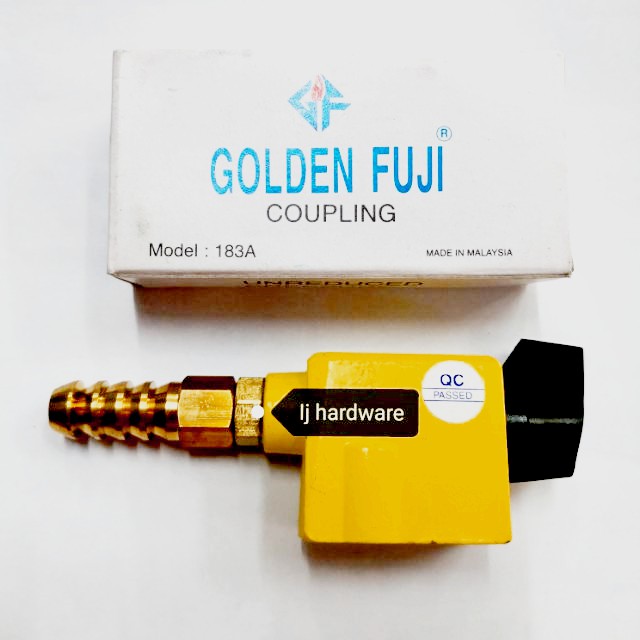 Golden Fuji Gas Regulator 183A Unreduced Pressure Coupling No Return ...