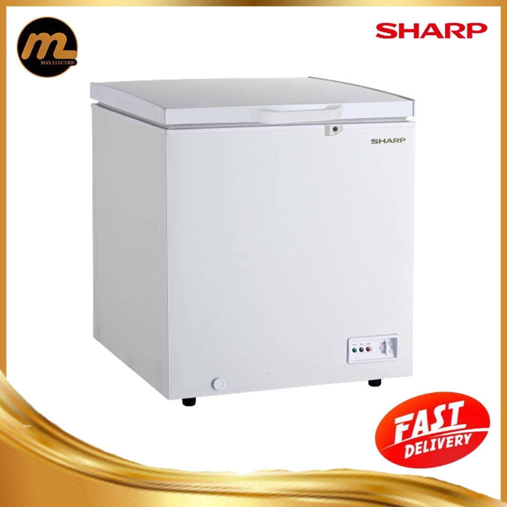 Sharp Chest Freezer With Lock And LED Light (160 L) SJC168 | Shopee ...