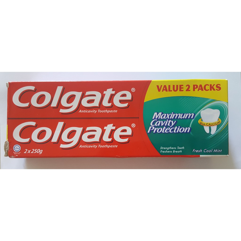 Colgate Maximum Cavity Protection Regular Toothpaste 250g x 2 (Ready ...