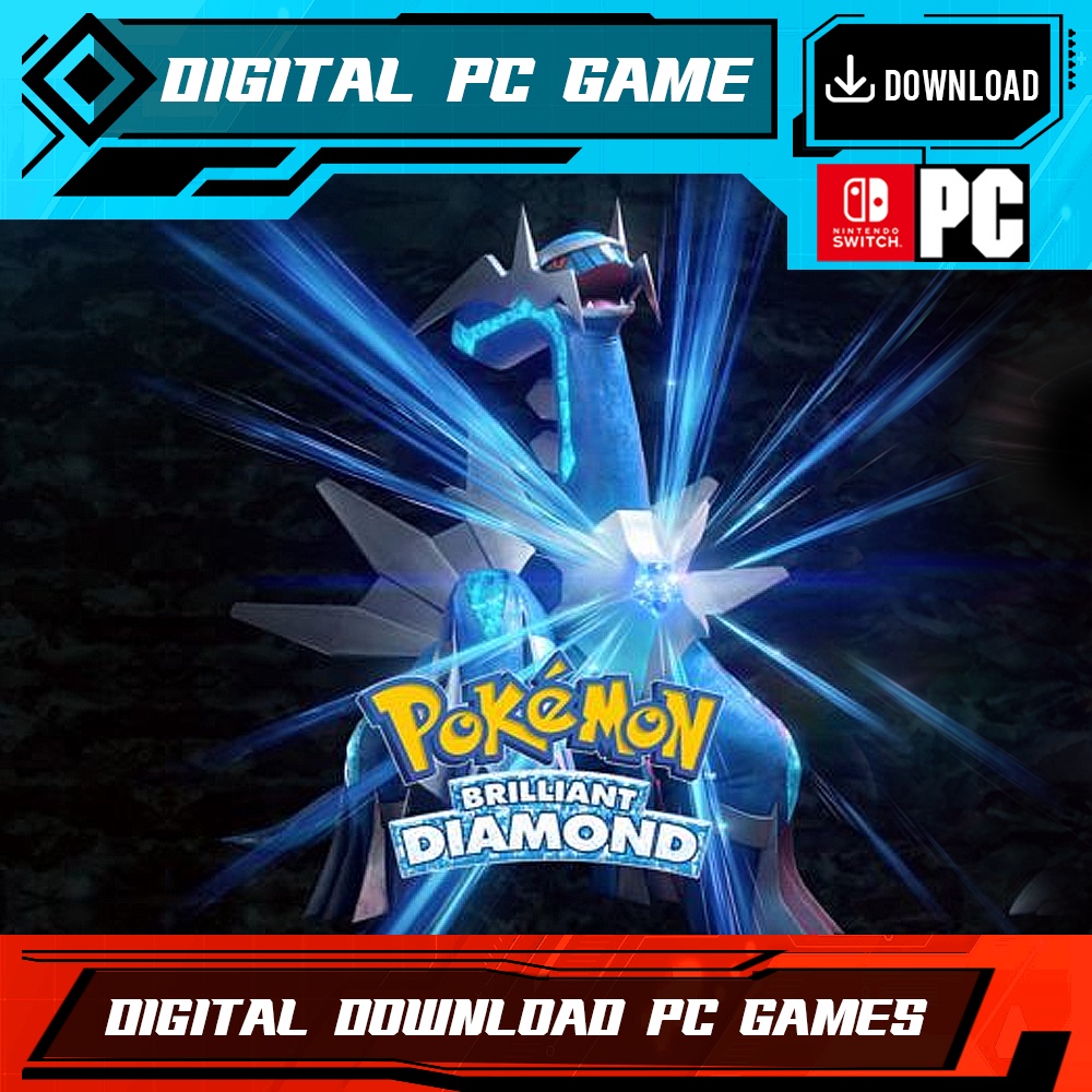Pokemon Brilliant Diamond PC Digital Nintendo Switch PC Edition Game ...