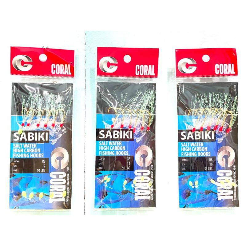 (READY STOCK) C CORAL SABIKI APPOLLO HOOK (BLUE) | Shopee Malaysia