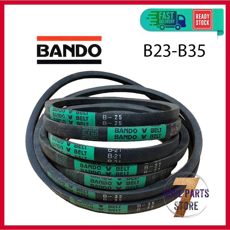 BANDO V Belt B23 B24 B25 B26 B27 B28 B29 B30 B31 B33 B32 B34 B35 Bando V Belt - 100% ORIGINAL ...