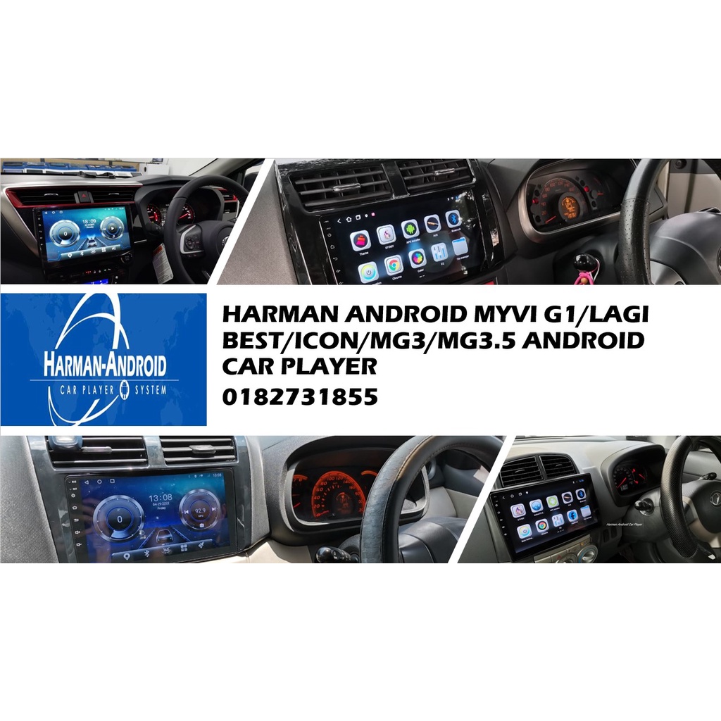 Myvi Android Player Harman Android G1/Lagi Best/Icon/G3/G3.5 8227/Ts18 ...