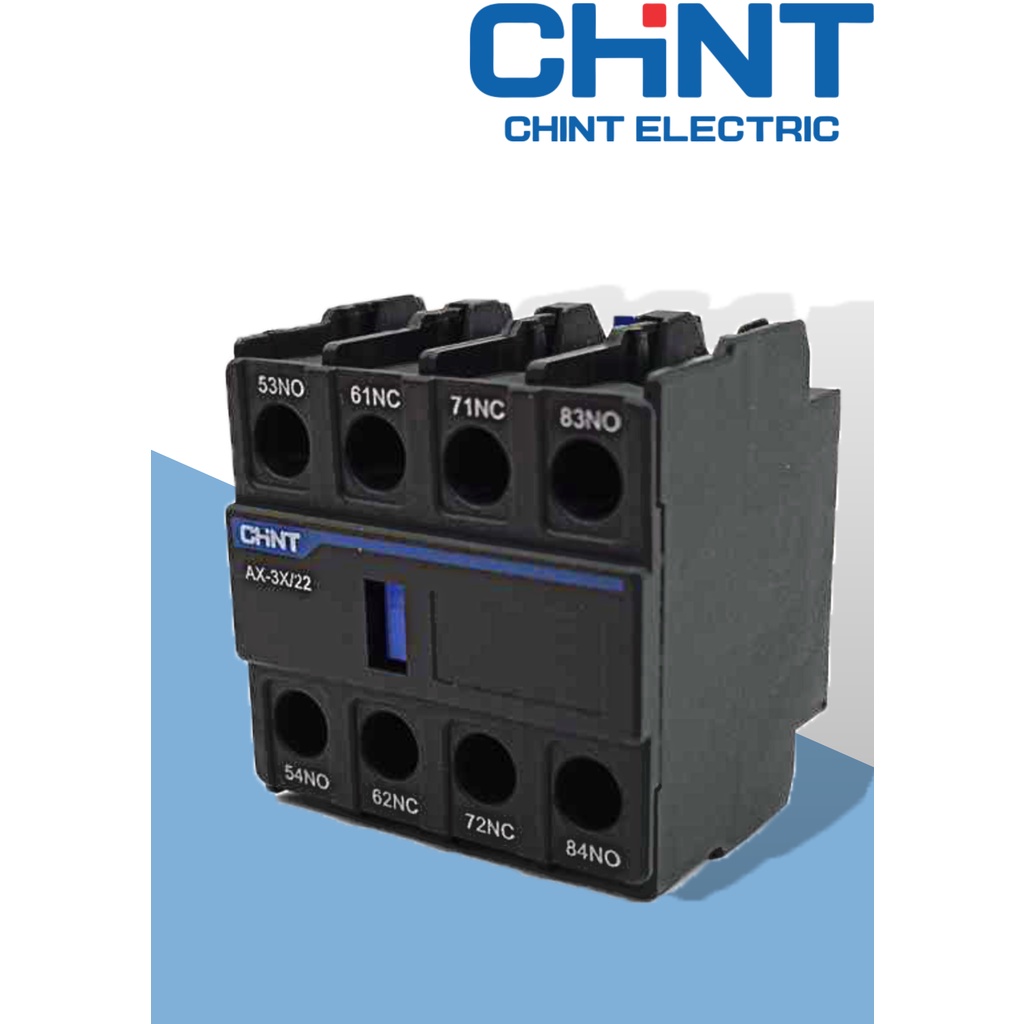 CHINT AX-3X/11 , AX-3X/22 Auxiliary Contact Block NXC series Contactor ...
