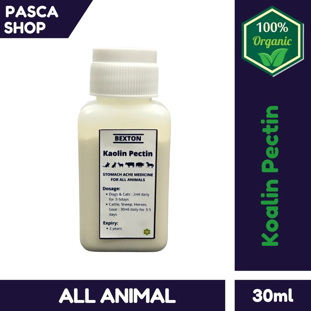 KAOLIN PECTIN/KAOPEC SUSPENSION 30ml Ubat Sakit Perut Binatang Stomach ...