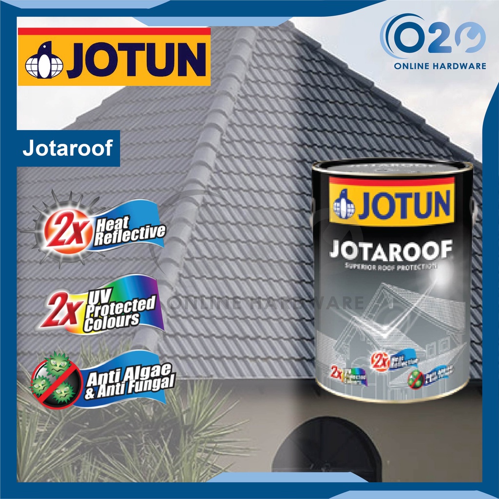Jotun Jotaroof Superior Roof Protection Roof Paint Cat Bumbung (2X UV ...