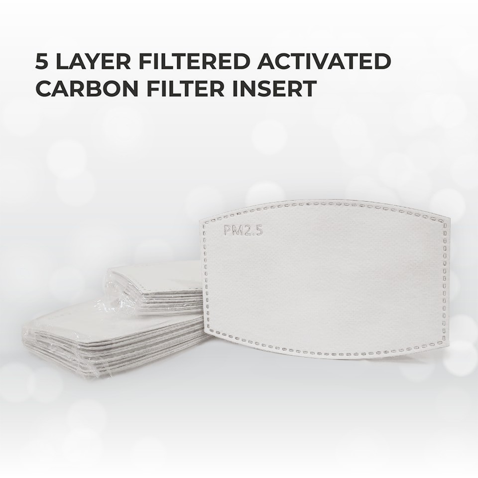 PM2.5 Activated Carbon Mask Filter Insert (10pcs) | Shopee Malaysia