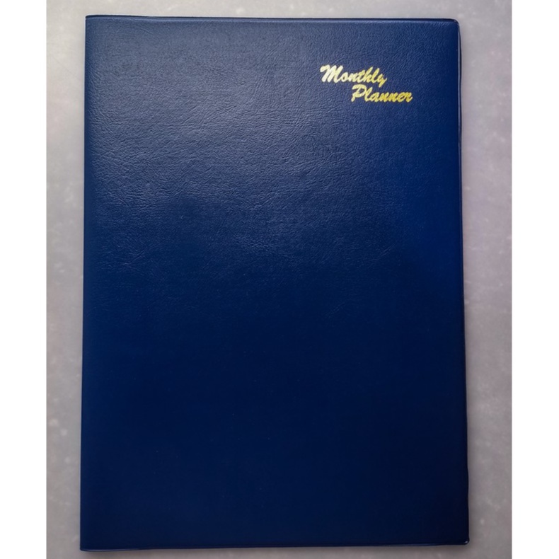 PVC Cover A4 Size Executive Notebook 2025 Monthly Planner for Planning ...