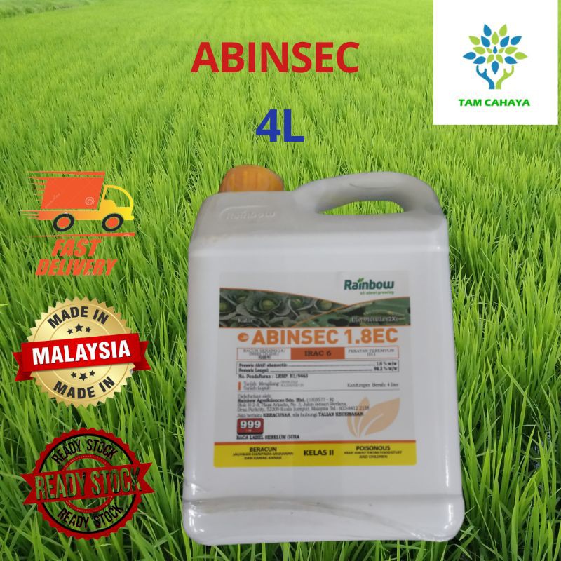 Abinsec 4L Racun Serangga Hama Lalat Putih (Sama Dengan Envoy Habamec ...
