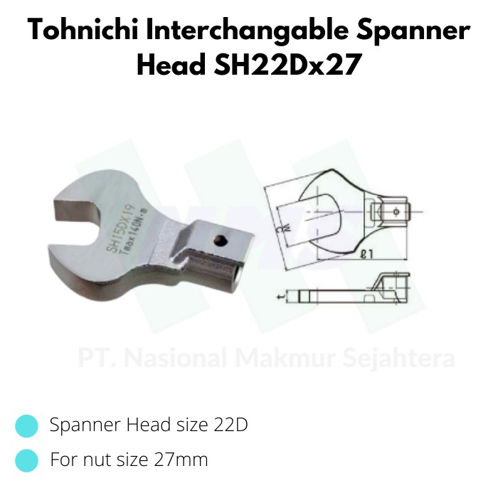 Tohnichi Interchangeable Spanner Head SH22Dx27 | Shopee Malaysia