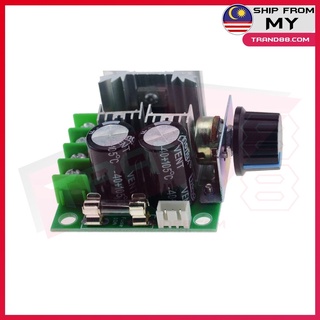 12V-40V 10A PWM DC Motor Speed Controller Dimmer Voltage Regulator with Knob TCC | Shopee Malaysia