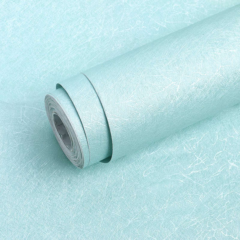 Plain Texture Metallic Wallpaper Kertas Dinding Kasar Warna Simple ...