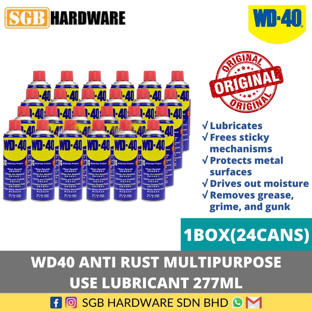 WD-40 Multi Use Product Anti Rust Multi Purpose Lubricant Spray 277ml / 333ml /382ml 1box ...