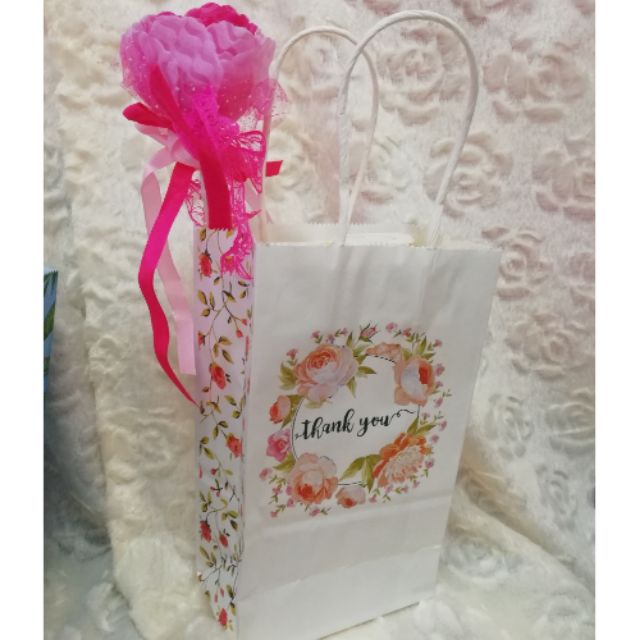100PCS CRAFT PAPER Bag EXCLUSIVE for VIP Wedding Bag Goodies Bag ...
