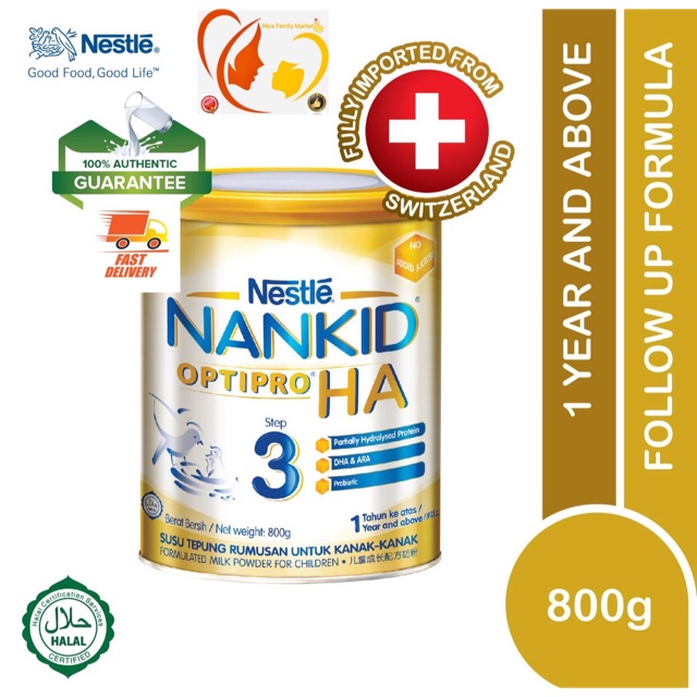 Nestle Nankid Optipro HA Step 3 (800g) | Shopee Malaysia