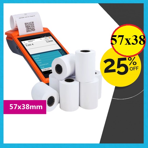 Combo 10c Invoice Printing Paper K57 x 38 - Thermal Printing Paper K57 ...