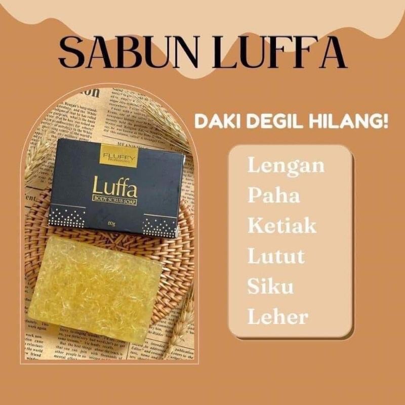 LUFFA SOAP BODY SCRUB SABUN LUFA PEMUTIH TANGGAL DAKI/PARUT DEGIL ...