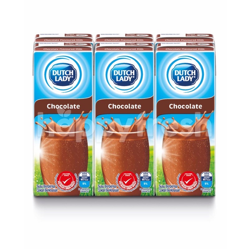 🔥READY STOCK🔥 Dutch Lady UHT Chocolate Milk 6 x 200 ml | Shopee Malaysia