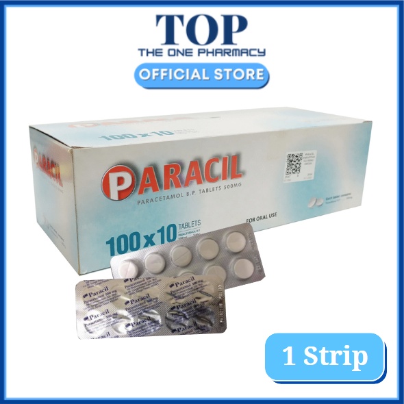 Paracil Paracetamol 500mg 1 X 10's | Shopee Malaysia