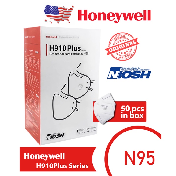 ( READY STOCK ) 100% Original Honeywell N95 H910 Plus Series - mask ( USA Brand )-- | Shopee ...