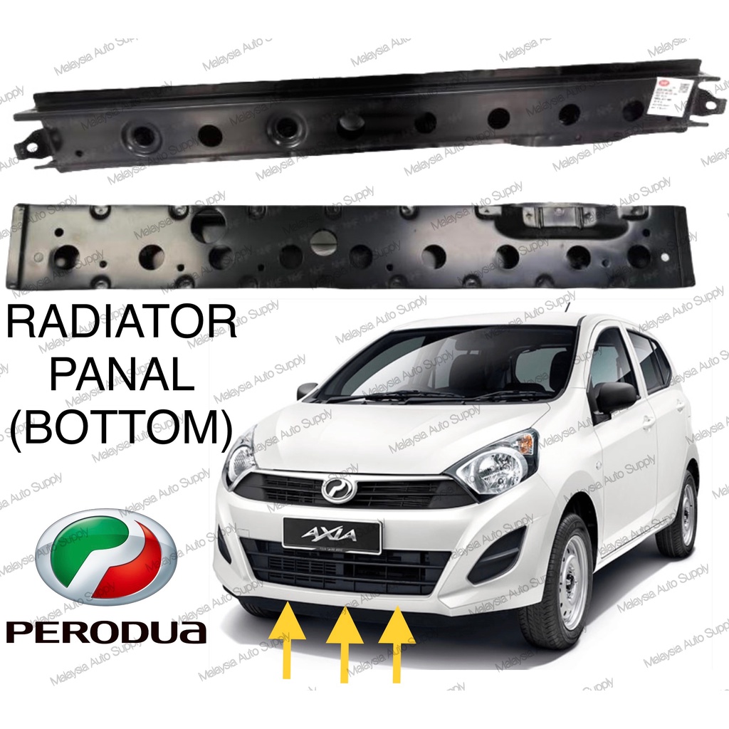 PERODUA AXIA 2014 2015 RADIATOR PANEL (BOTTOM) NEW | Shopee Malaysia