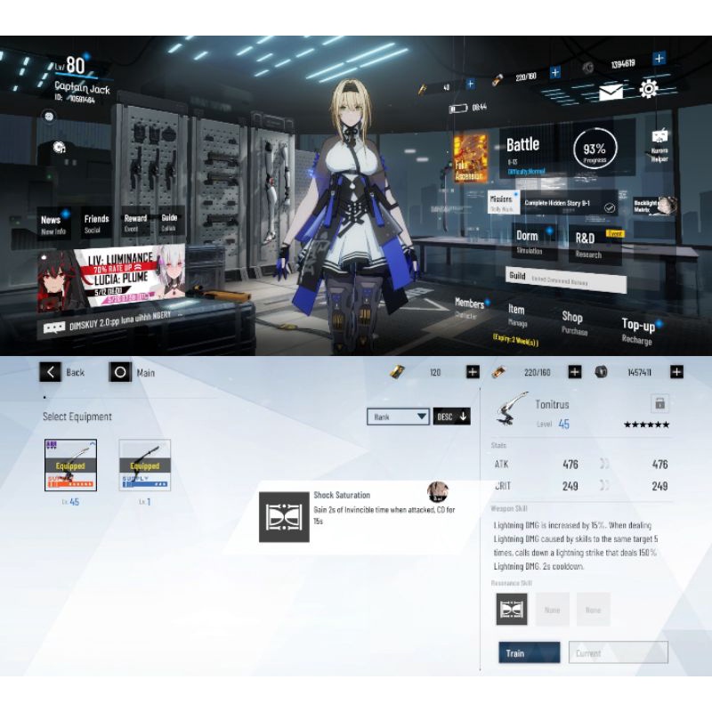 Punishing: Gray Raven SS-Rank Bianca Veritas With Tonitrus 1 Resonance ...