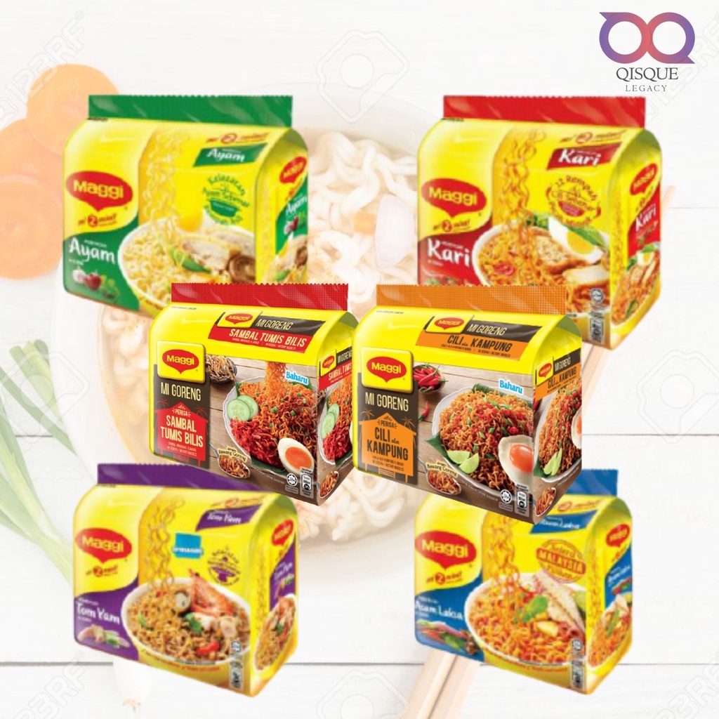 Maggi 2 Minute Install Noodles (5 packs) / Big Packet | Shopee Malaysia
