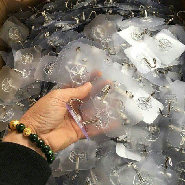 Transparent WALL HOOK - Multi-purpose Super Sticky Divine Strength ...