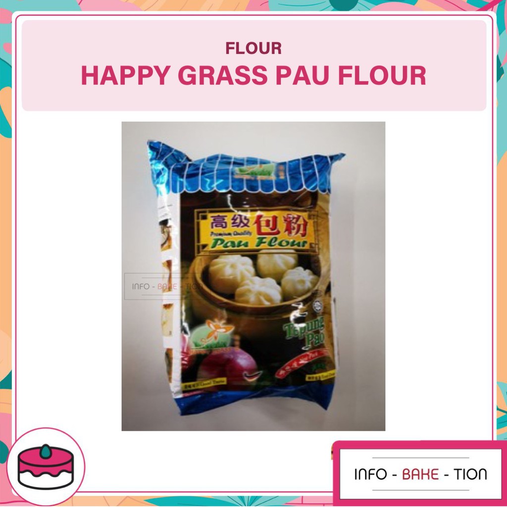 Happy Grass Pau Flour/ Tepung Pau 650g | Shopee Malaysia