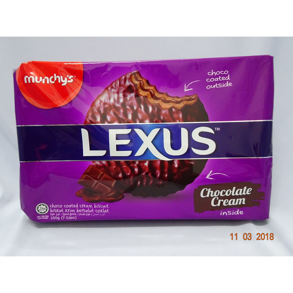 10 Packs Munchy's LEXUS Choco Coated Biscuits (READY STOCKS) | Shopee ...