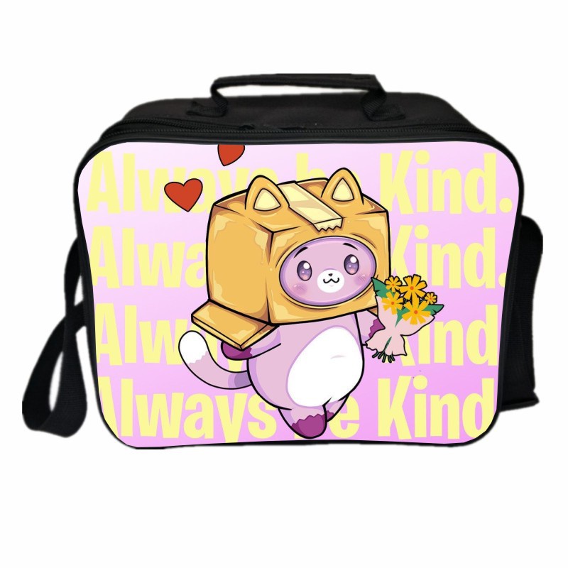 Lankybox Lunch Box Bag Children Cartoon Insulated Keep Cold Warm Picnic ...