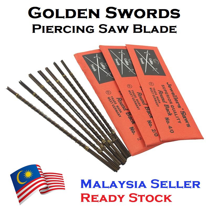 Golden Swords Piercing Saw Blade for Jewelry Making / Plastic Cutting ...