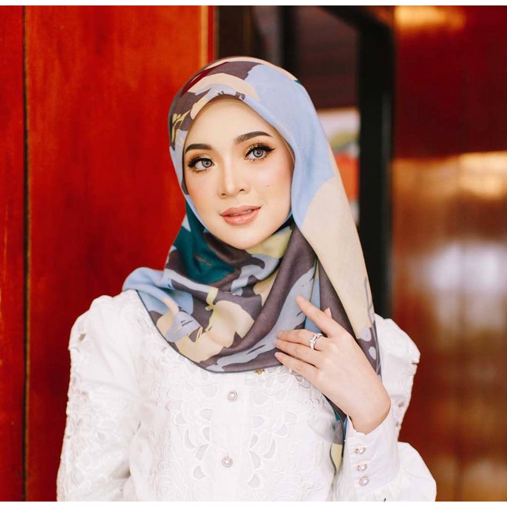 FAREHA hijab Tudung Bawal Black Series SE chiffon chanella cotton Anti ...