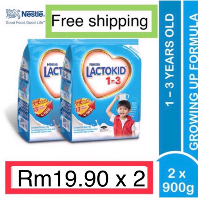 lactokid 1-3Y(900gx2) | Shopee Malaysia