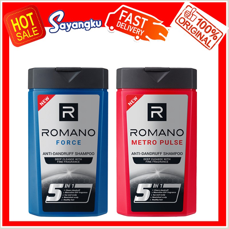 Romano Shampoo Anti Dandruff - 340g Metro Pulse & Farce | Shopee Malaysia