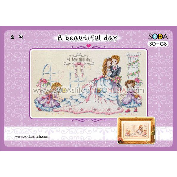 Diy Craft Package Embroidery Strimin Cross Stitch Sodastitch SO-G8 - A ...