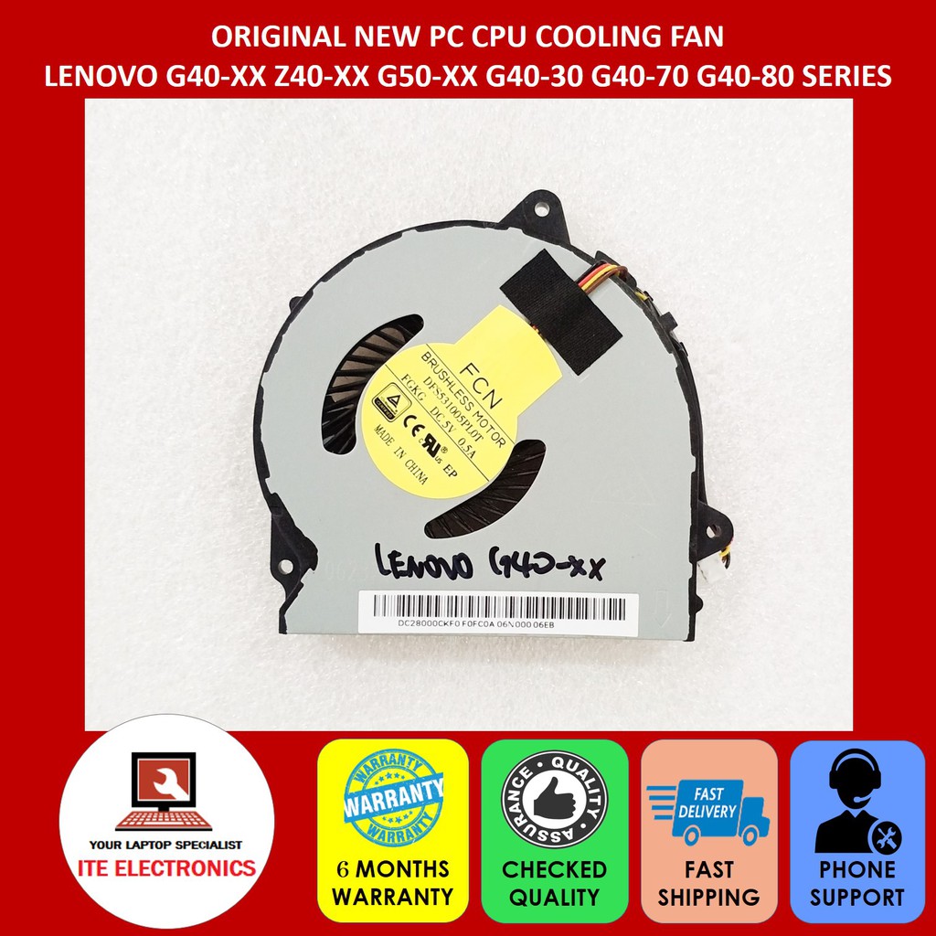ORIGINAL NEW LENOVO G40 Z40 G50 G40-30 G40-70 G40-80 SERIES LAPTOP CPU ...