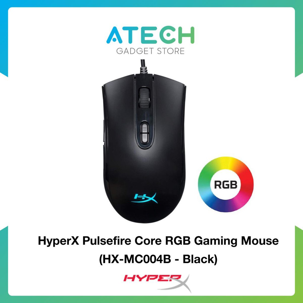 HyperX Pulsefire Core RGB Gaming Mouse (HX-MC004B - Black) | Shopee ...