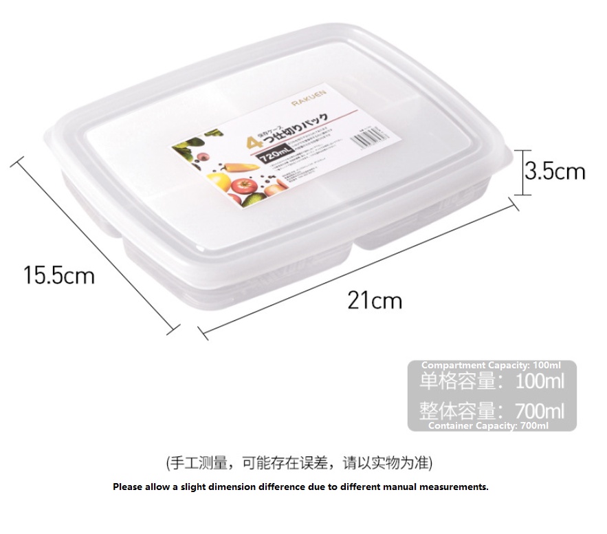 1pc Frozen Meat Preservation Storage Box Food Keep Fresh Container Home ...