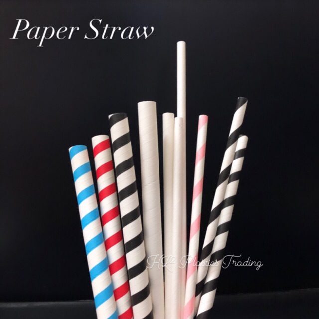 【Premium】🥤Juice Paper Straw 6mm,8mm & Bubble Tea Paper Straw 12mm 🥤 ...